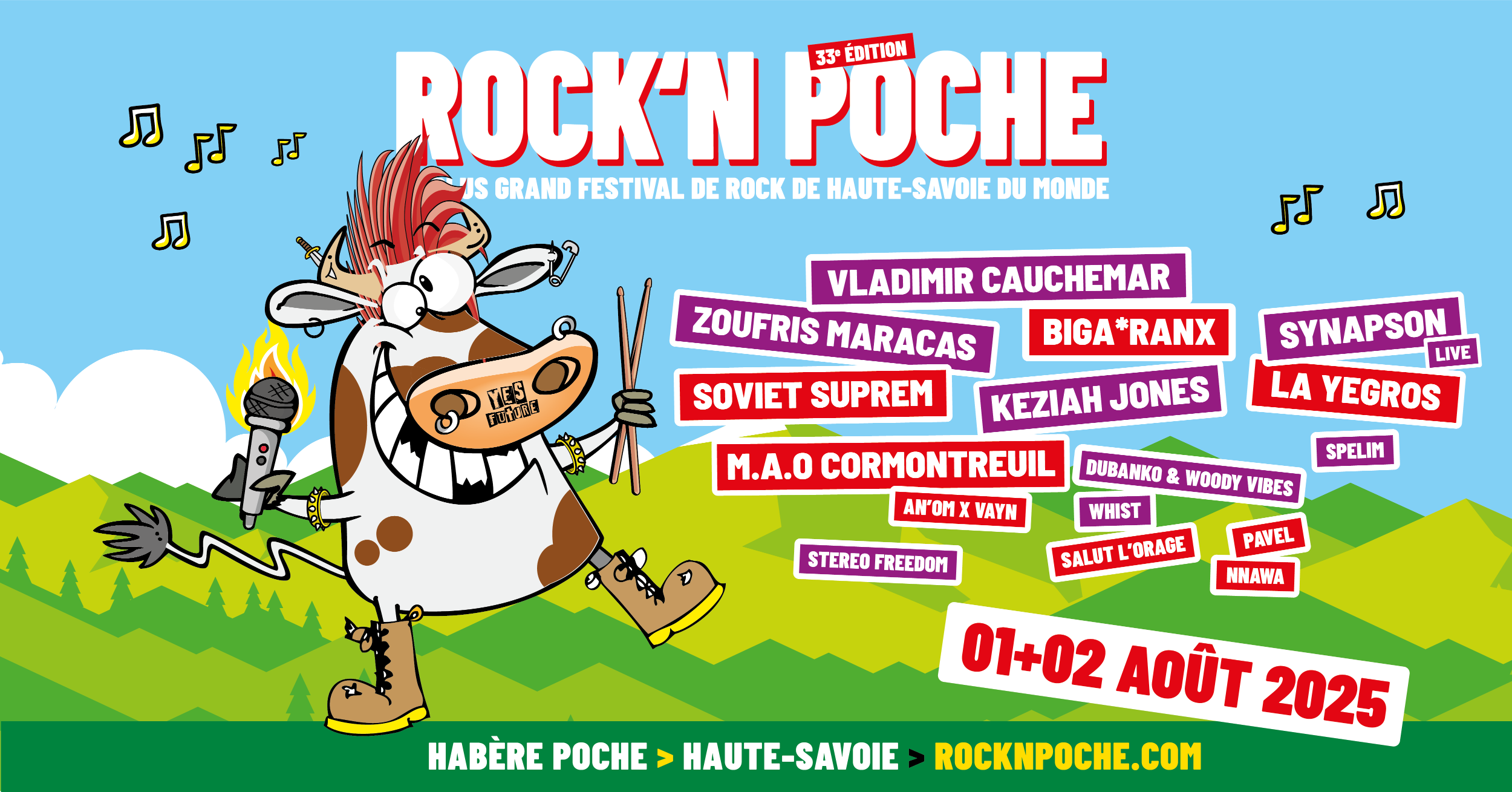 Rock’n Poche 2025 : le cœur du rock bat en Haute-Savoie - Mordus 2 Savoie